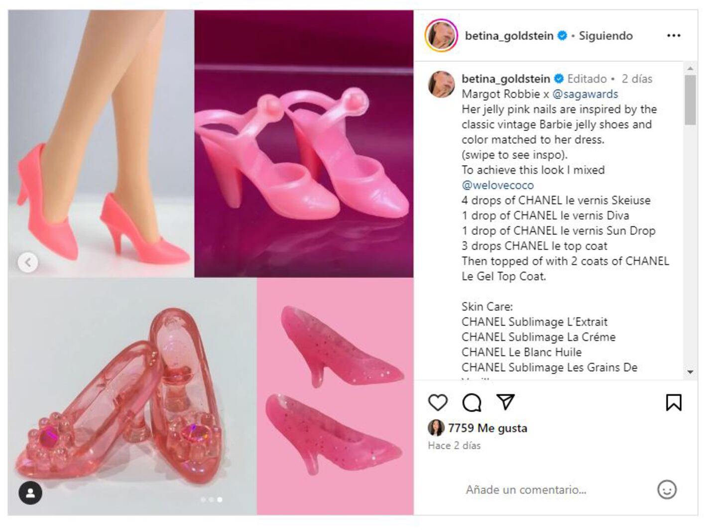 Uñas jelly: la manicura de Margot Robbie ideal para la primavera – Sagrosso