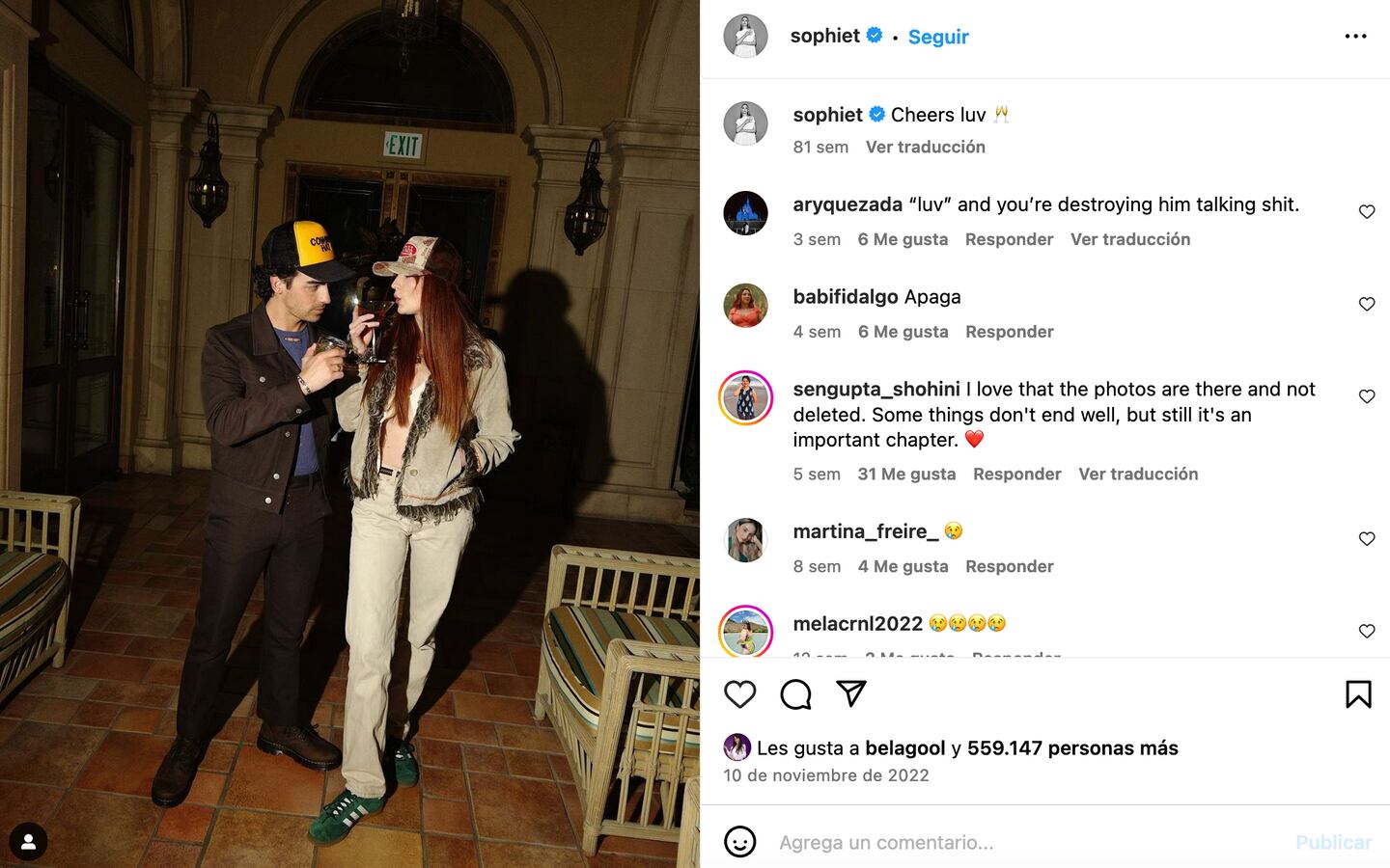 Joe Jonas y Demi Moore: así reaccionó Sophie Turner a su supuesto ...